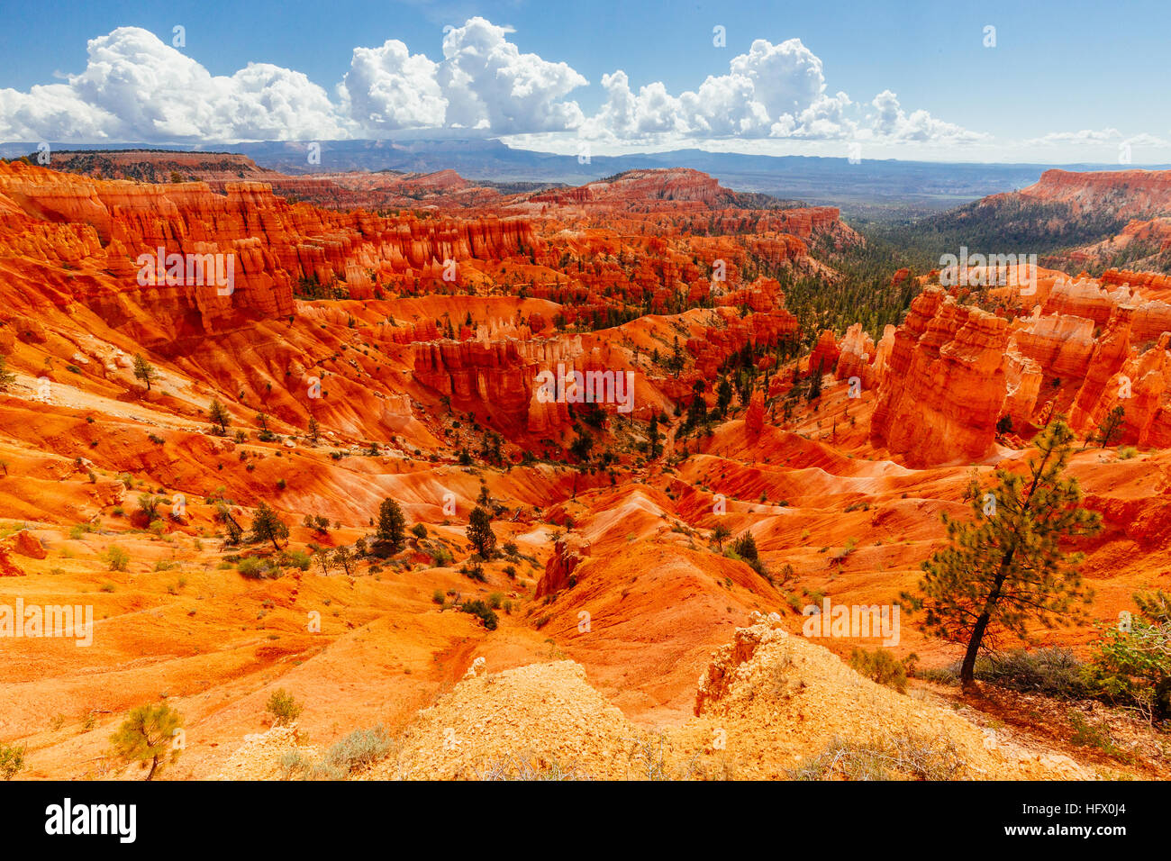 Bryce Canyon is a collection of natural amphitheaters aside of the ...
