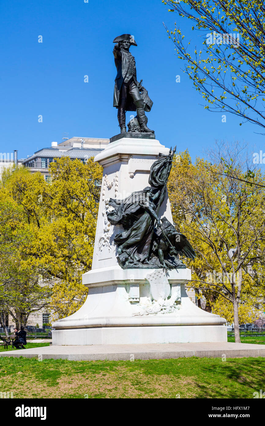 Jean baptiste rochambeau statue hi-res stock photography and images - Alamy