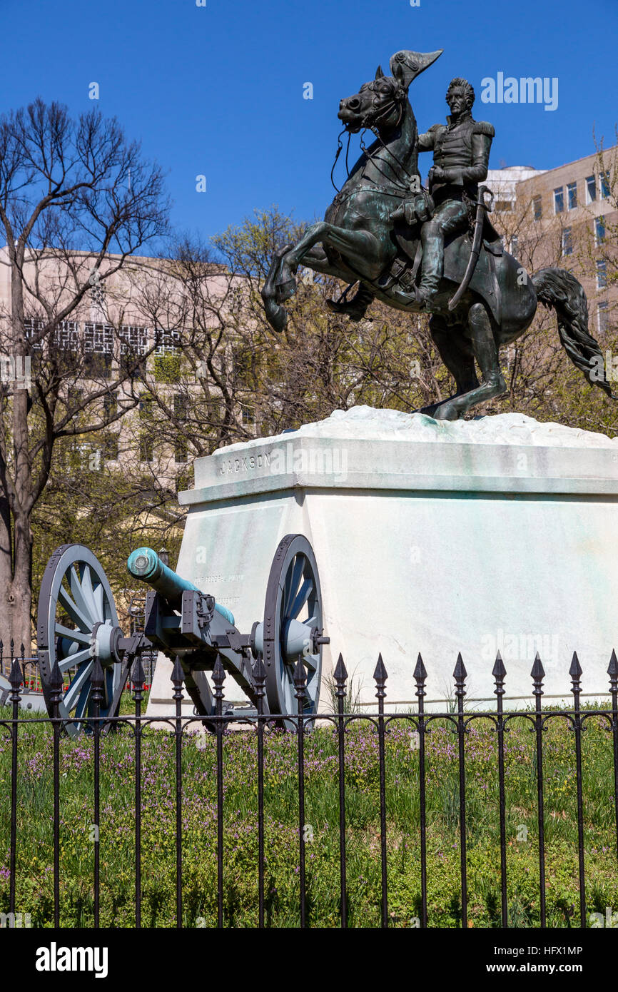 President Andrew Jackson Statue, Lafayette Square, Washington, D.C ...