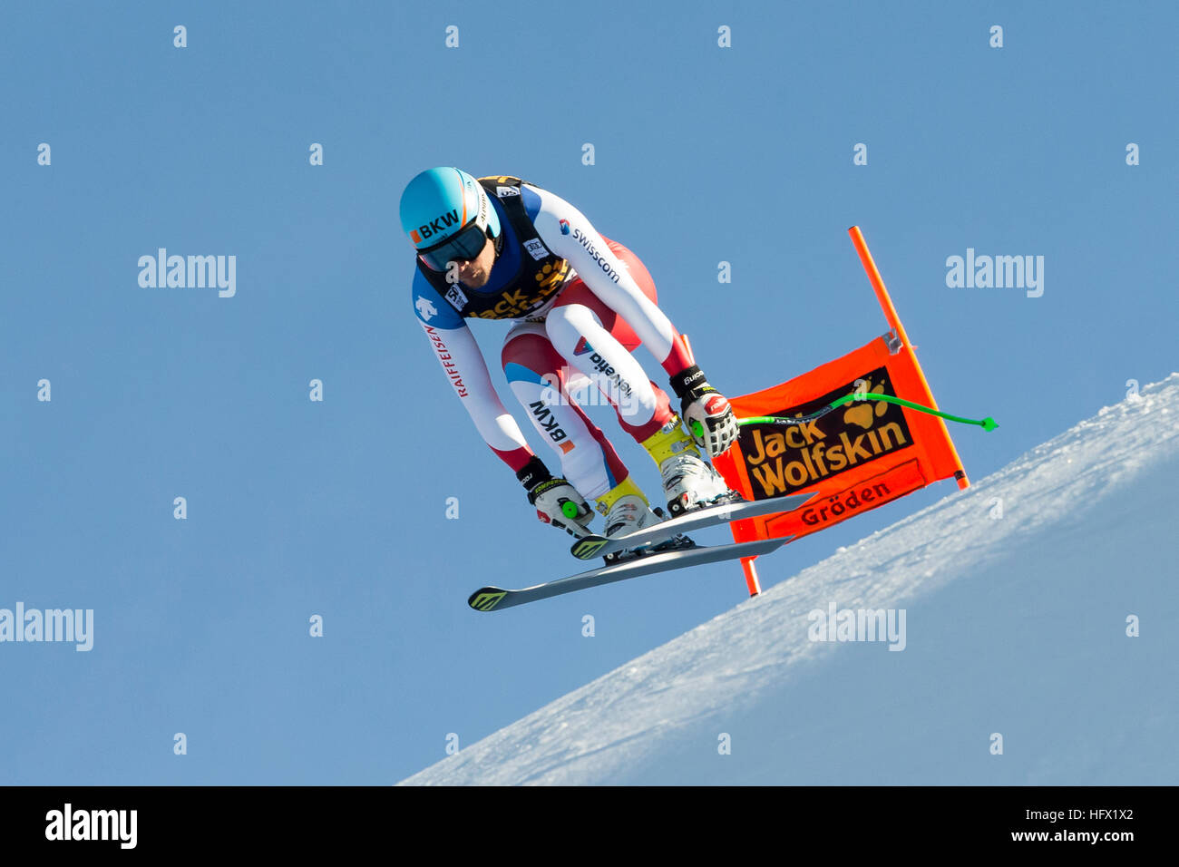 Val Gardena, Italy 17 December 2016. Kueng Patrick (Sui) competing in ...