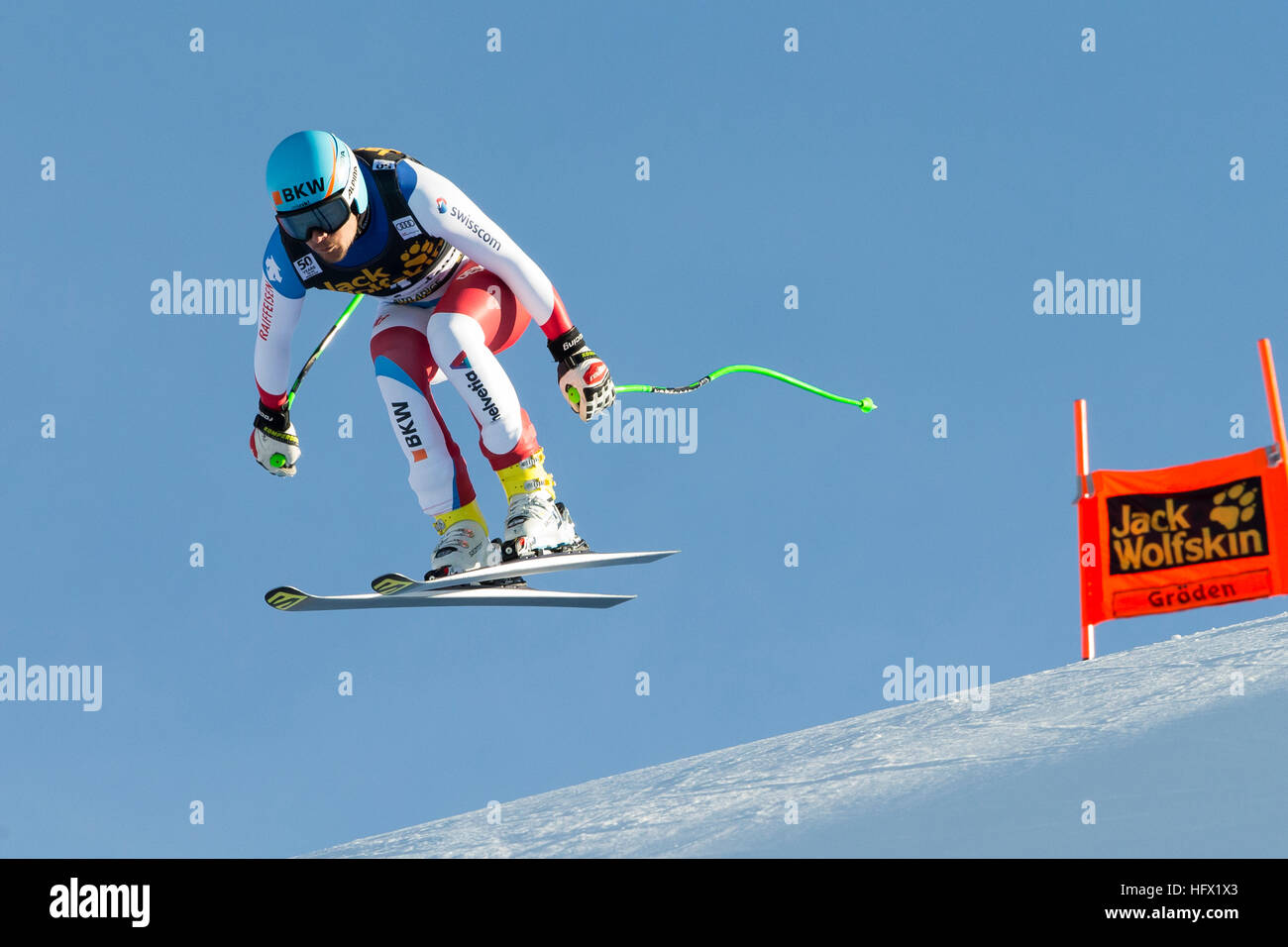 Val Gardena, Italy 17 December 2016. Kueng Patrick (Sui) competing in ...