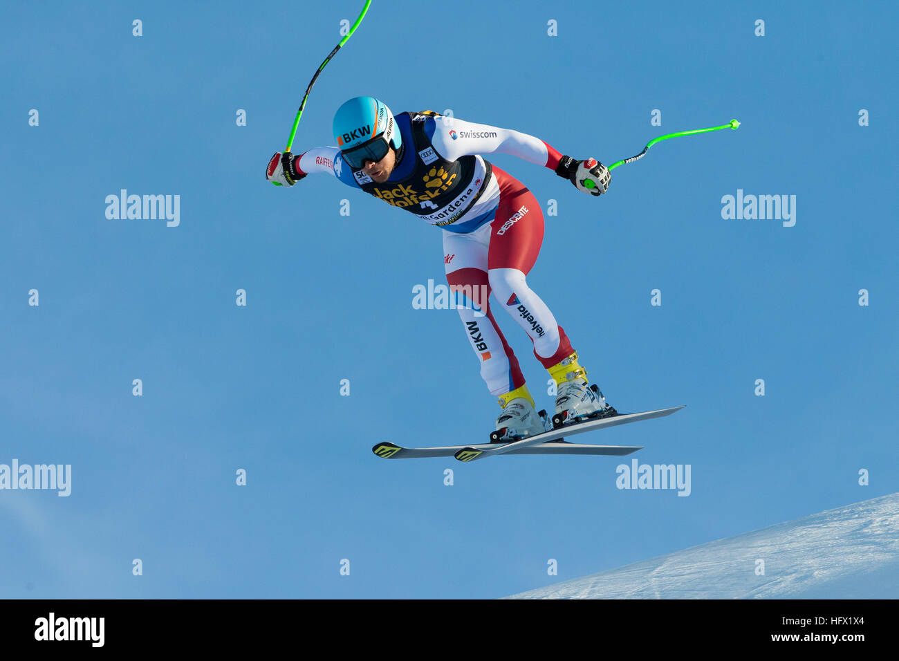 Val Gardena, Italy 17 December 2016. Kueng Patrick (Sui) competing in ...