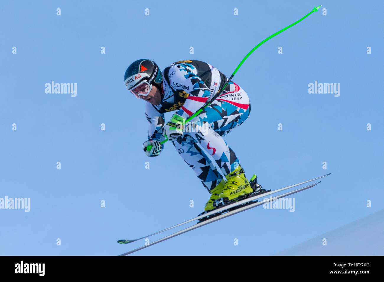 Val Gardena, Italy 17 December 2016. Kriechmayr Vincent (Aut) competing in the Audi Fis Alpine ...