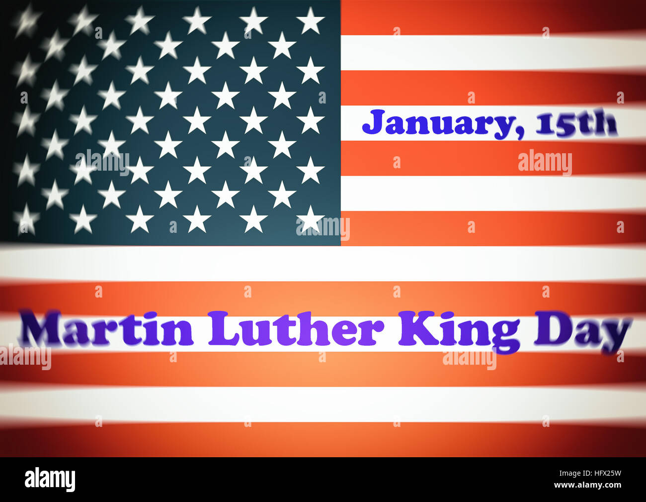 Martin Luther King Day, January 15th, Flag of USA, motivation, poster ...