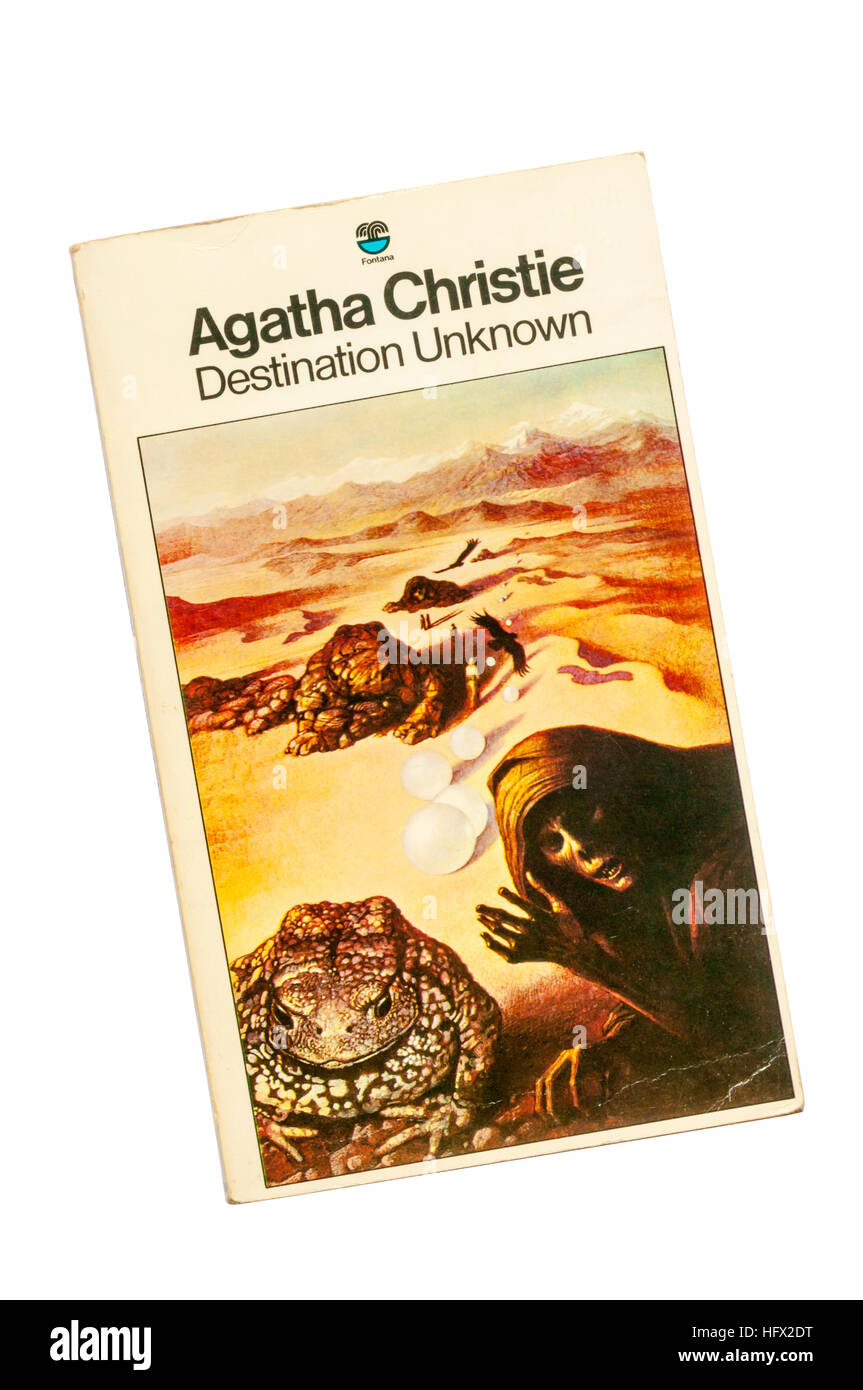 Collins paperback edition of Destination Unknown by Agatha Christie ...