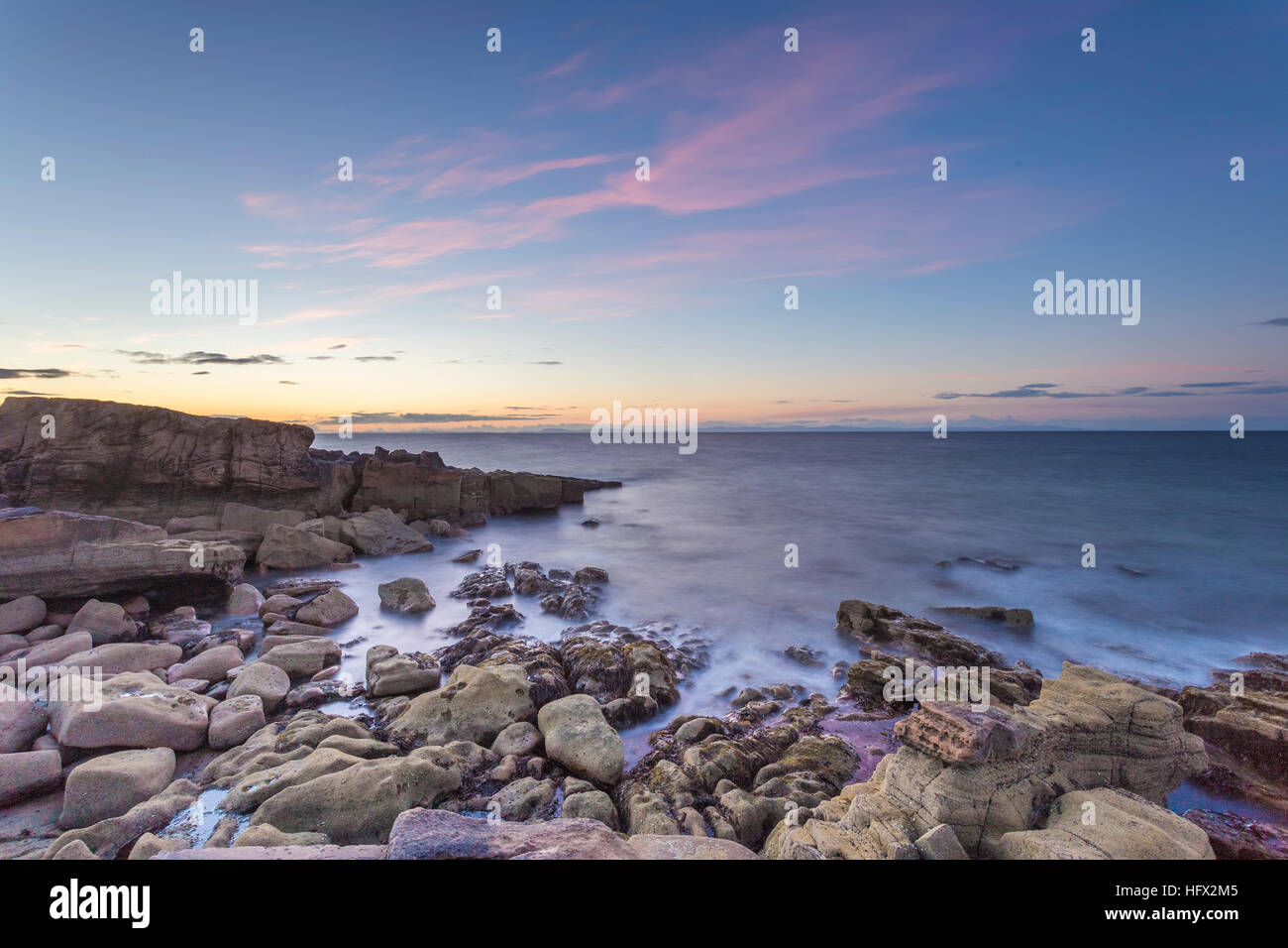 Hopeman beach hi-res stock photography and images - Alamy