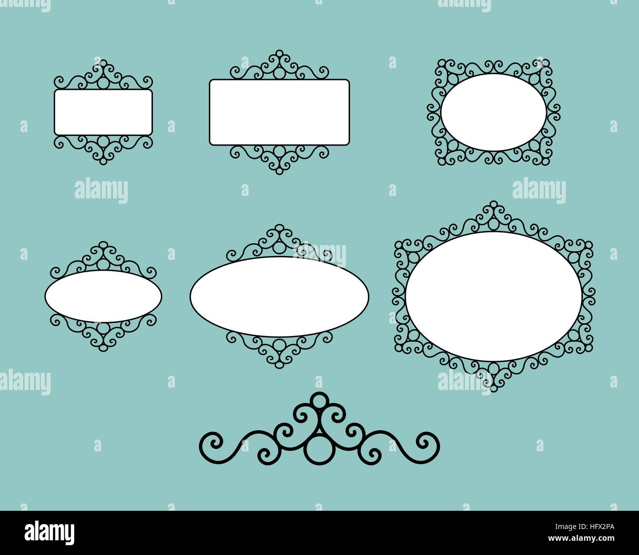 Advertising steel frame Stock Vector Images - Alamy