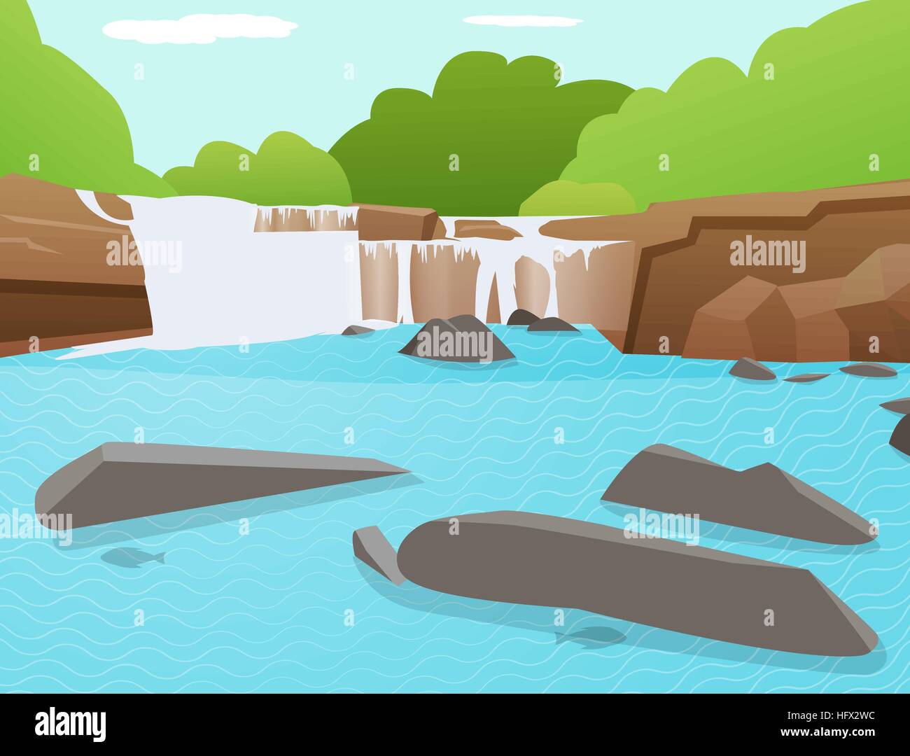 Ton of water Stock Vector Images - Alamy