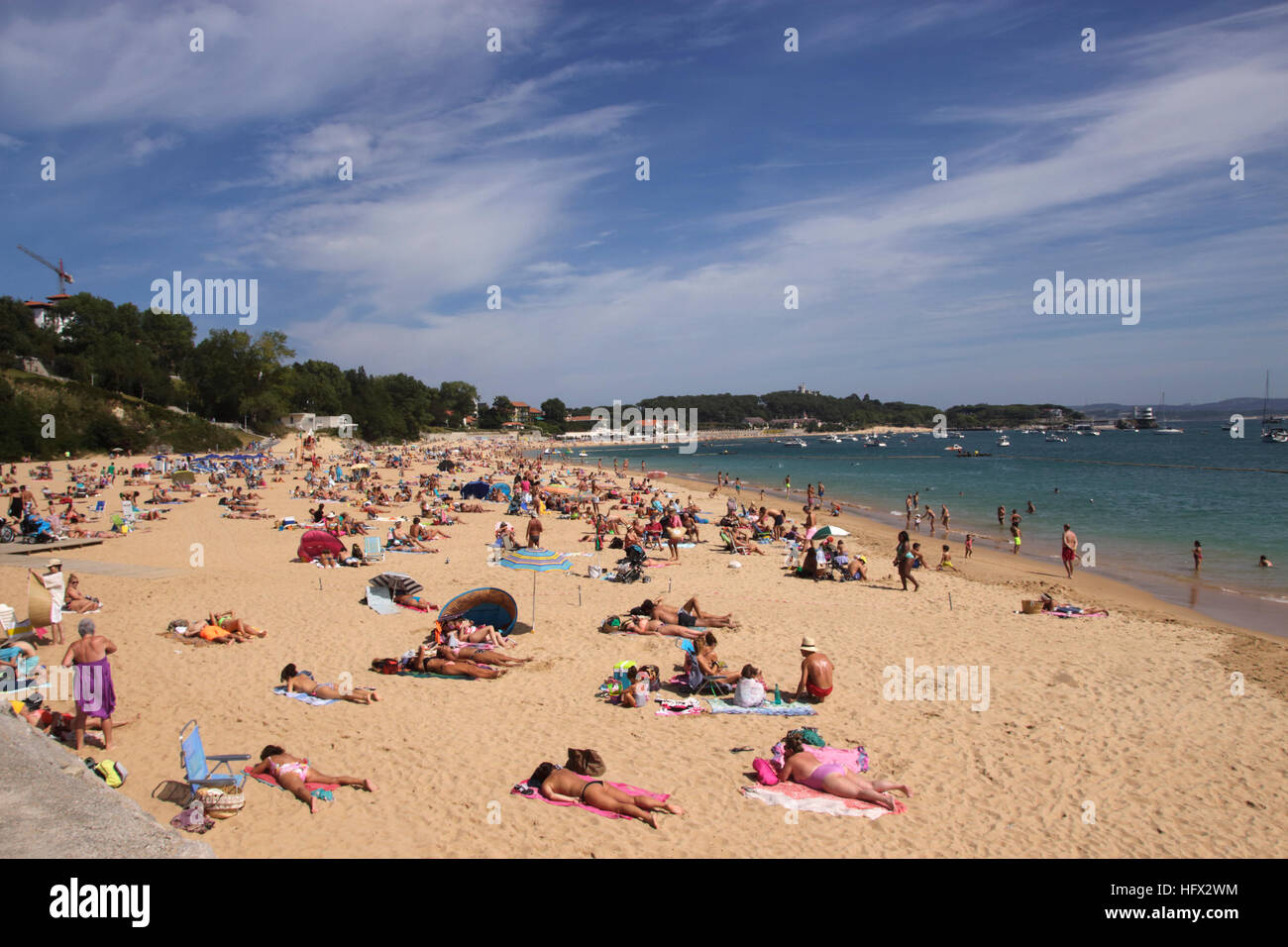 Santander beach Cantabria Spain Stock Photo - Alamy