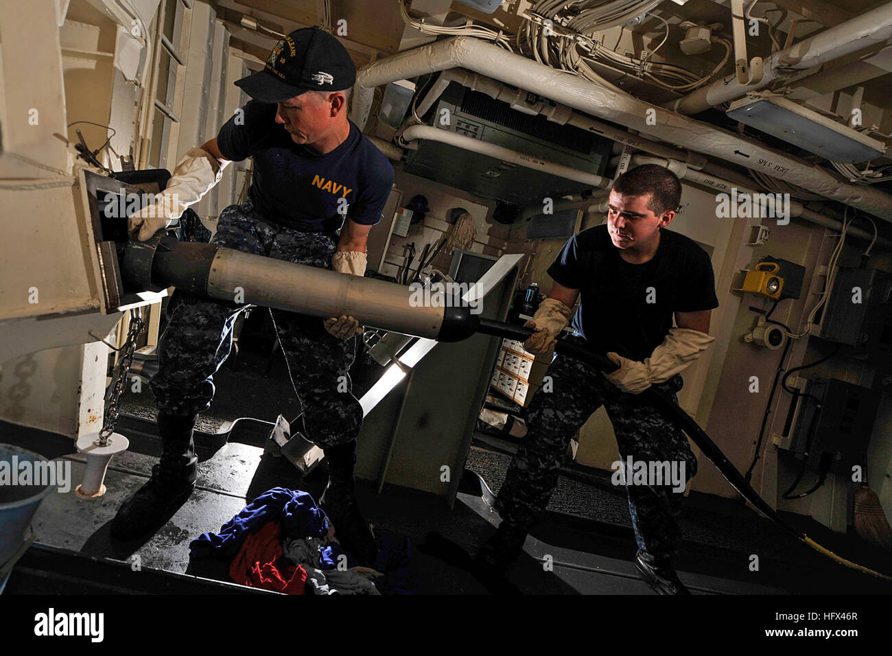 Cryptologic Technician 2nd Class John Landay and Cryptologic Technician ...