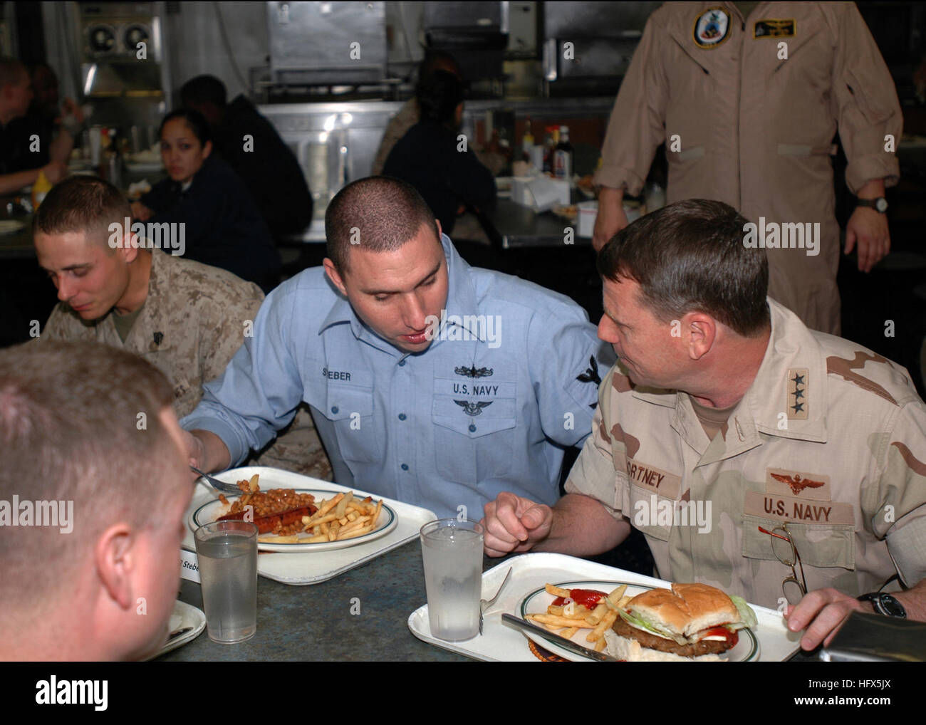 090218-N-4236E-034 PERSIAN GULF (Feb. 18, 2009) Vice Adm. Bill Gortney ...