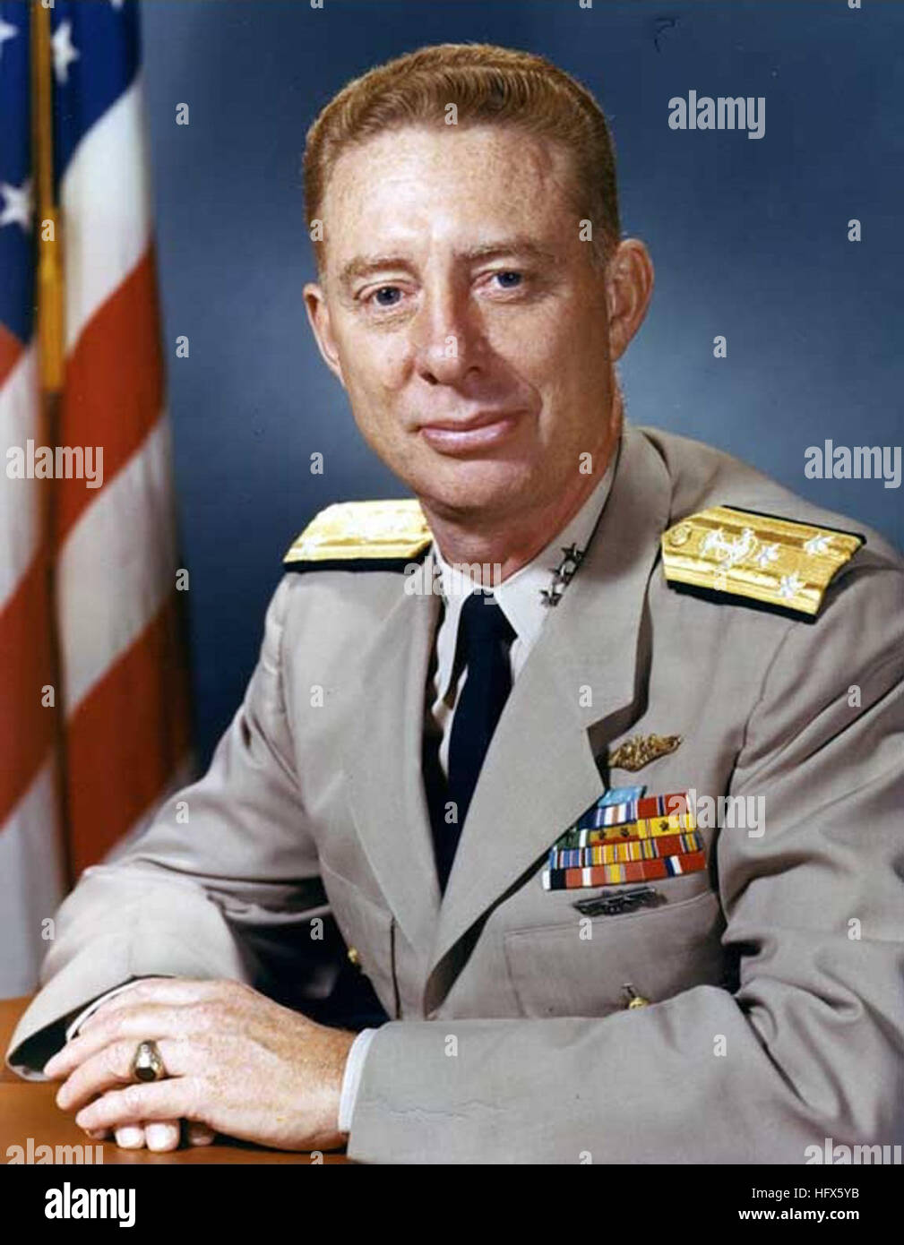 Vice Admiral Lawson P. Ramage, USN Stock Photo - Alamy