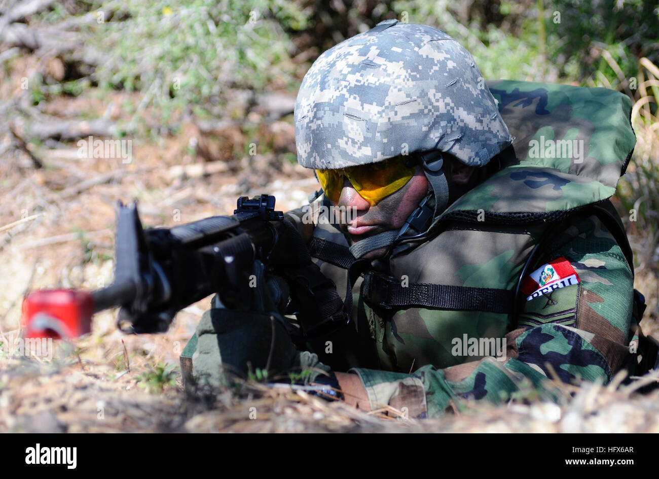 Students participate in a field training exercise at Naval Small Craft ...