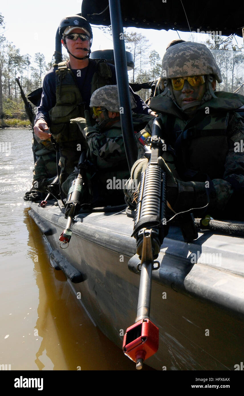 Students from the Patrol Craft Officer course at the Naval Small Craft ...