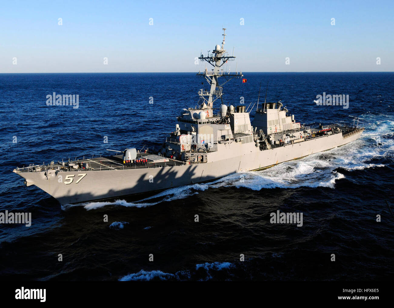 101018-N-8913A-073 ATLANTIC OCEAN (Oct. 18, 2010) The guided-missile ...