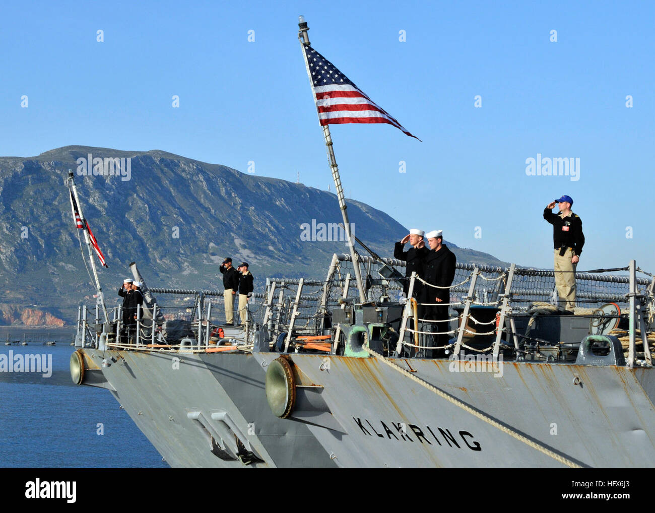 U s navy released uss klakring ffg 42 hi-res stock photography and ...