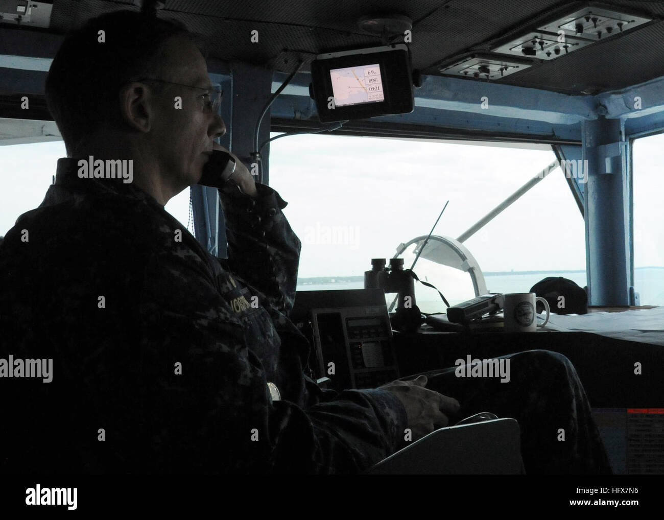 100417-N-8446A-001 ATLANTIC OCEAN (April 17, 2010) Capt. Ron Horton ...