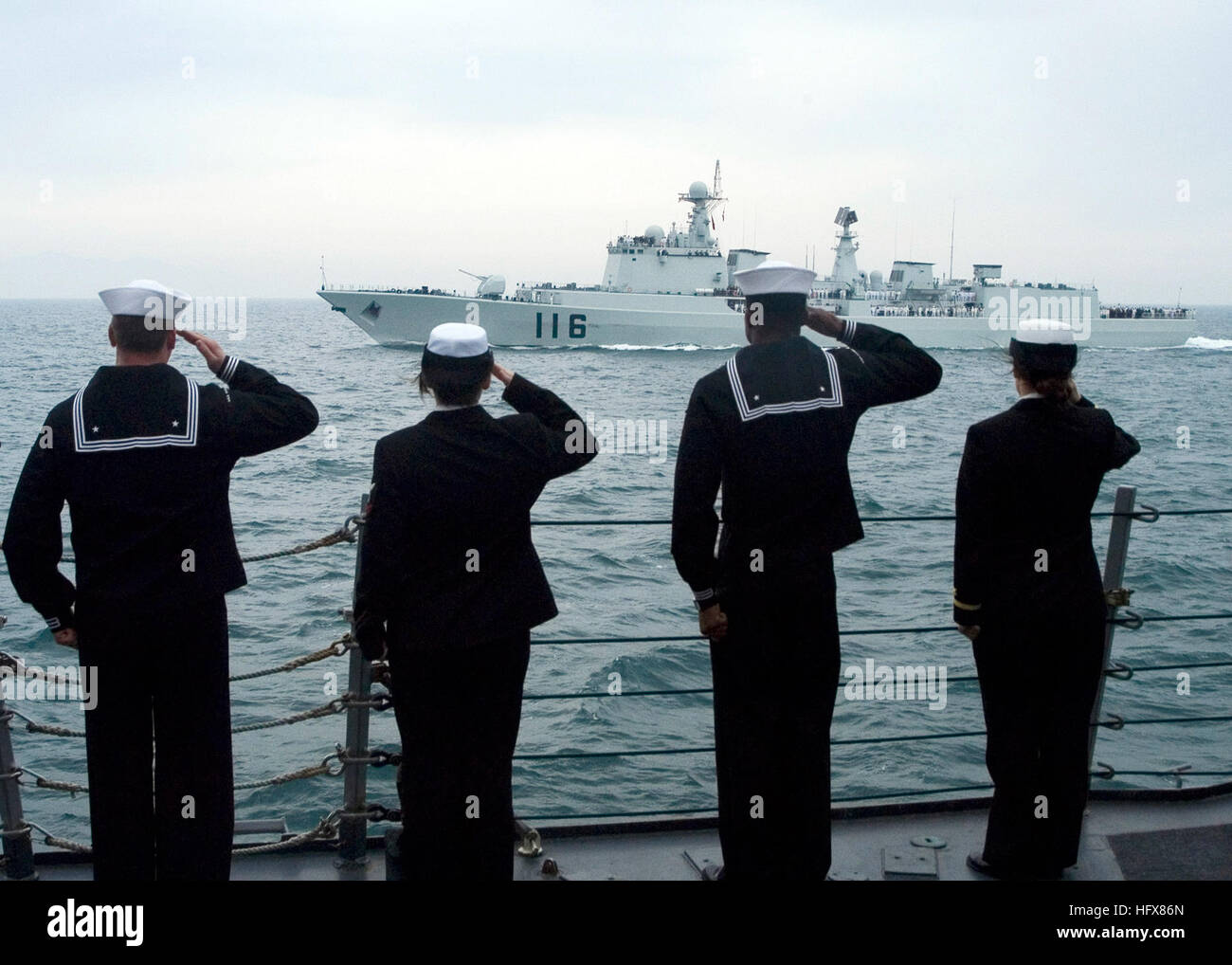 USS Fitzgerald (DDG 62) participates in the International Fleet Review ...
