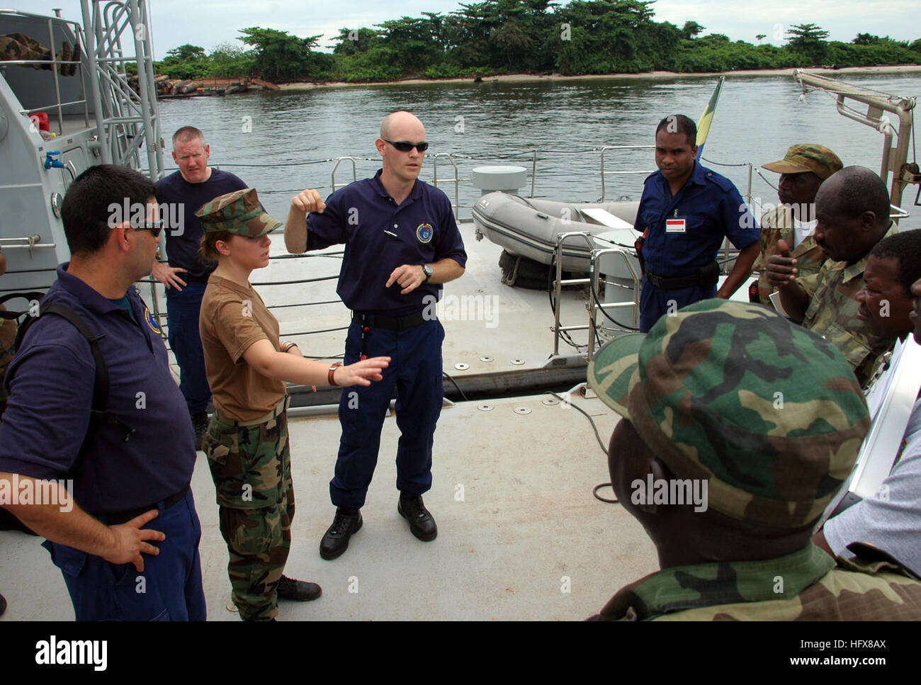 Gabonese navy sailors hi-res stock photography and images - Alamy