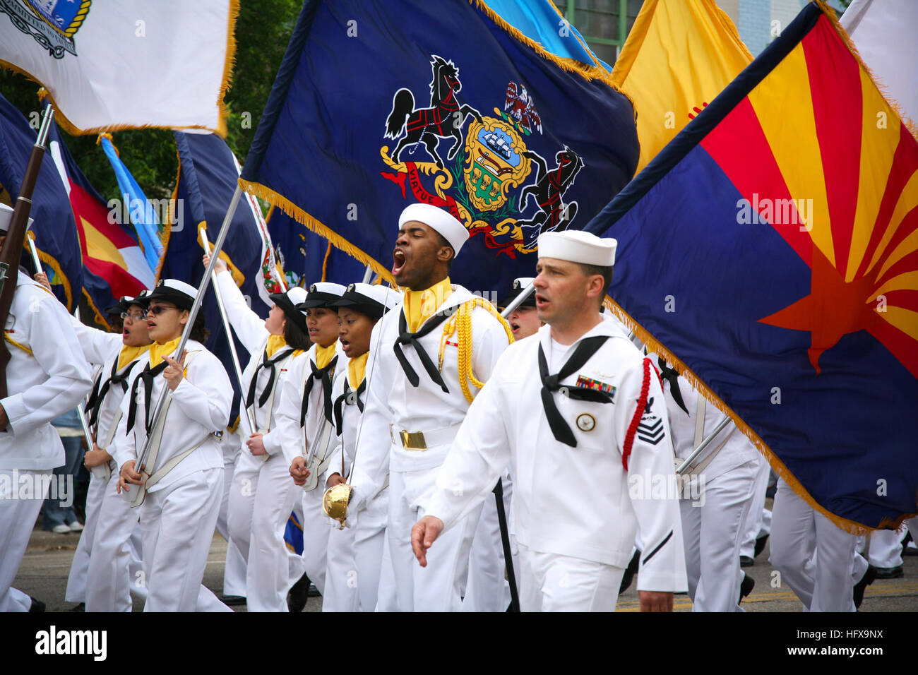 50 flag formation hi-res stock photography and images - Alamy