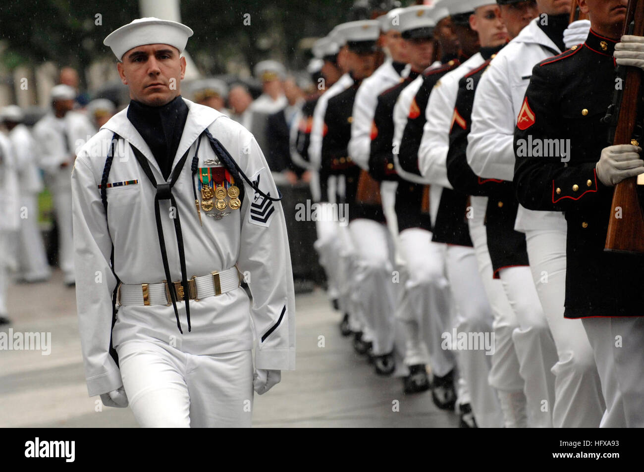 Us marine corps ceremonial guard hi-res stock photography and images ...