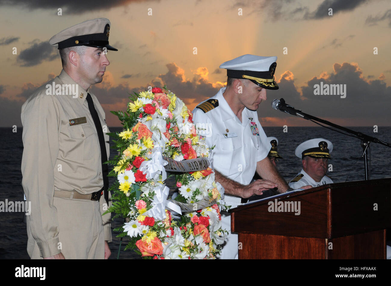 Commander, Carrier Air Wing 14 Capt. Thomas Lalor speaks about the ...