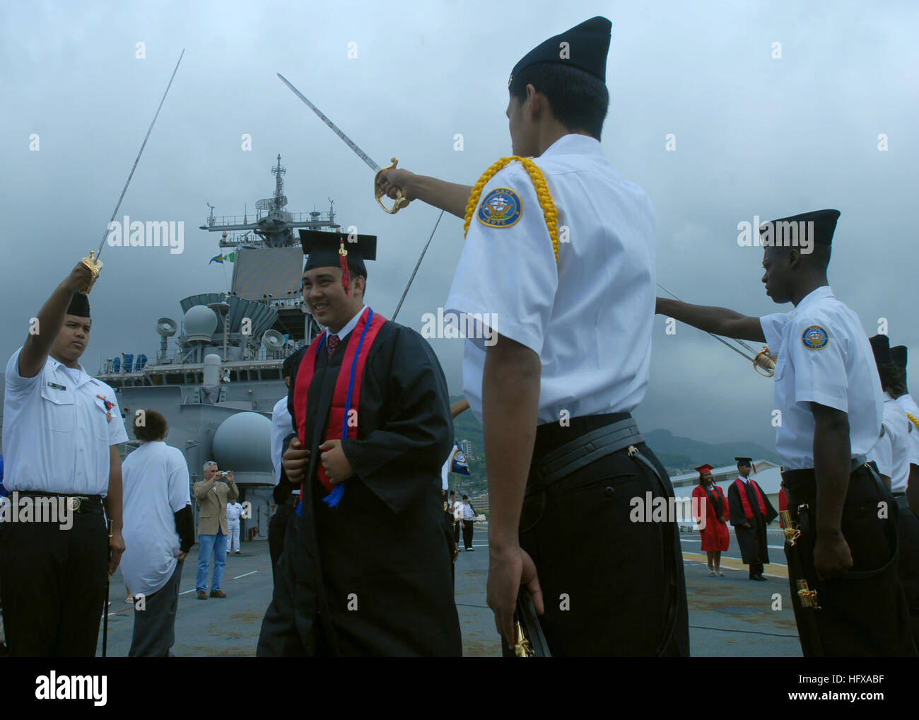Honor guard aboard uss hi-res stock photography and images - Alamy