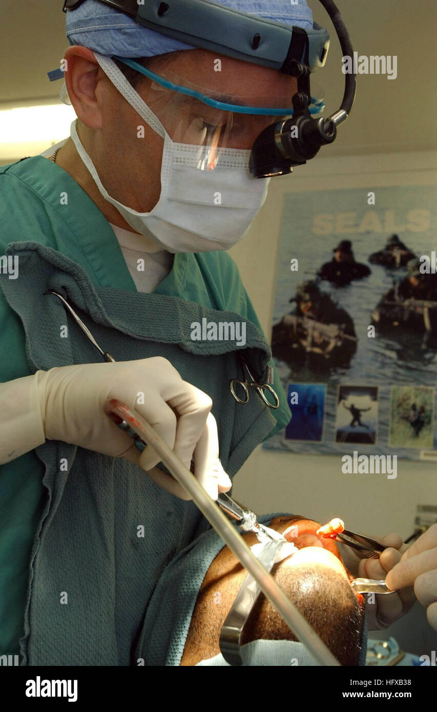 Tooth extraction in the military hi-res stock photography and images ...