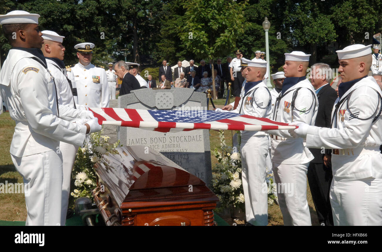 American flag draped over casket hi-res stock photography and images ...