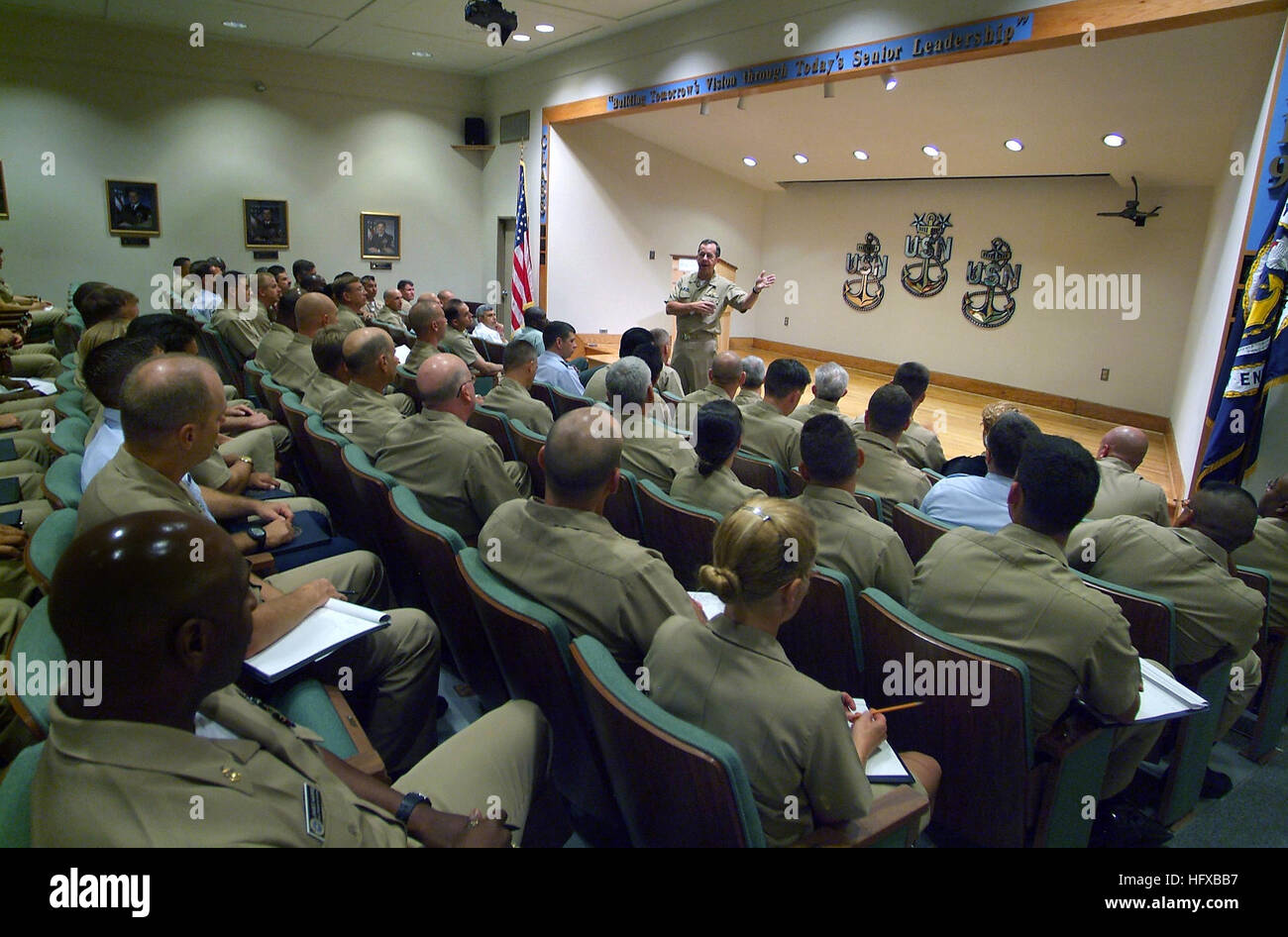 Senior military leadership addresses hi-res stock photography and ...