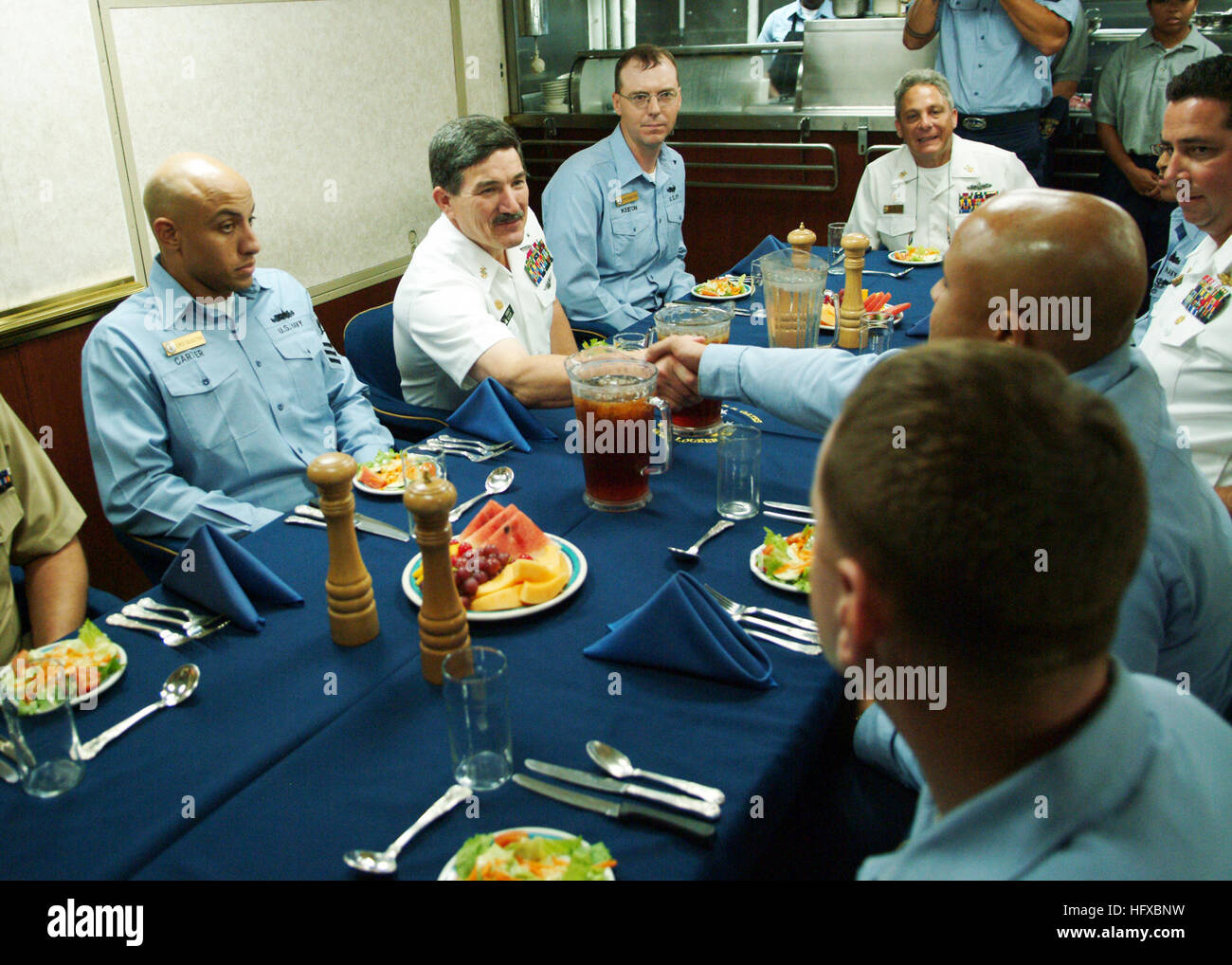 Master chief petty officer of the navy mcpon terry scott hi-res stock ...