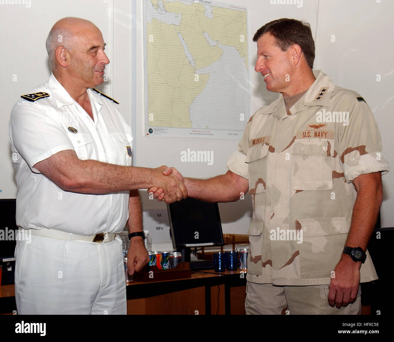 050817-N-7469S-001 Manama, Bahrain - Commander, U.S. Naval Forces ...