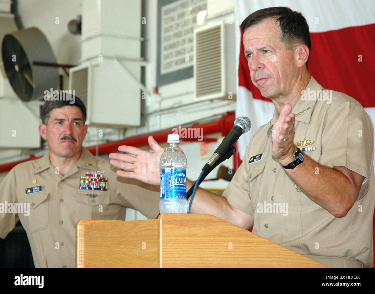Master chief petty officer of the navy terry scott hi-res stock ...
