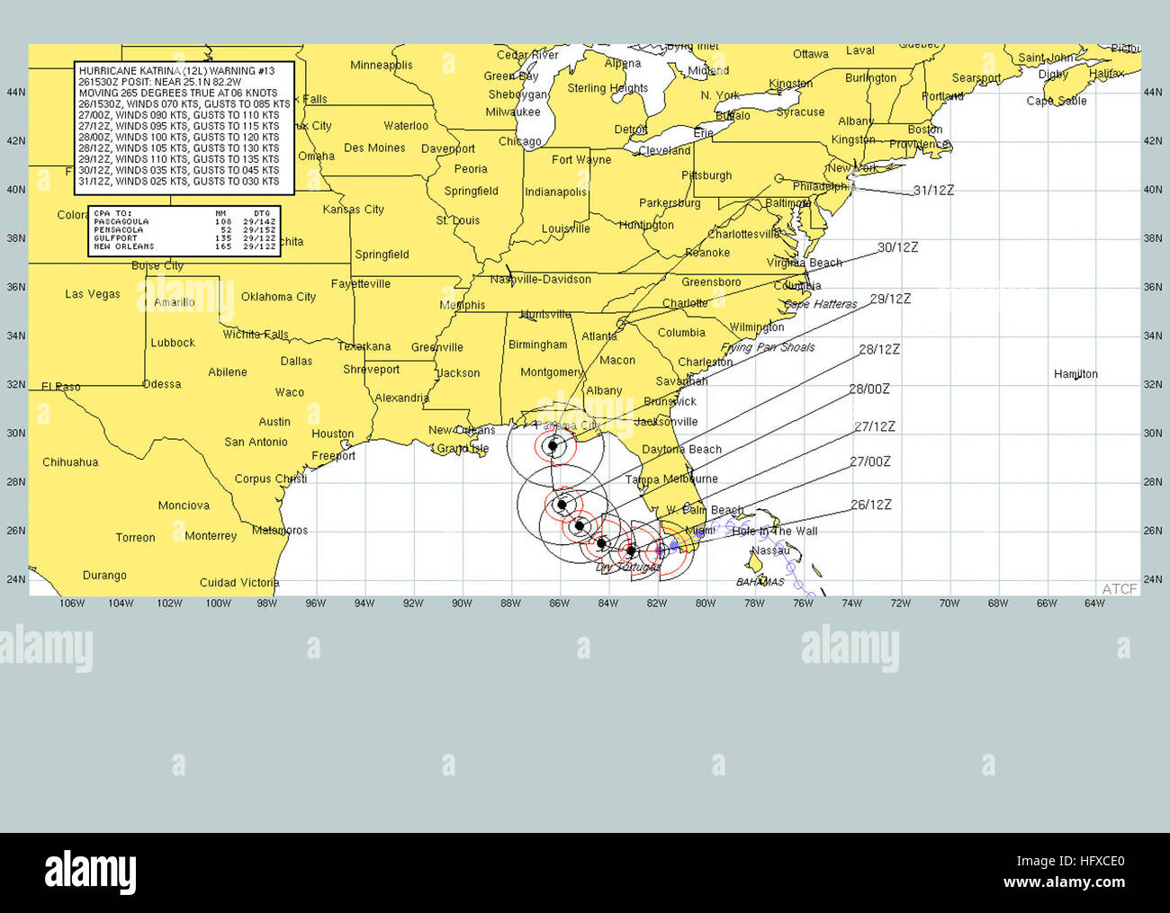Florida hurricane katrina hi-res stock photography and images - Alamy