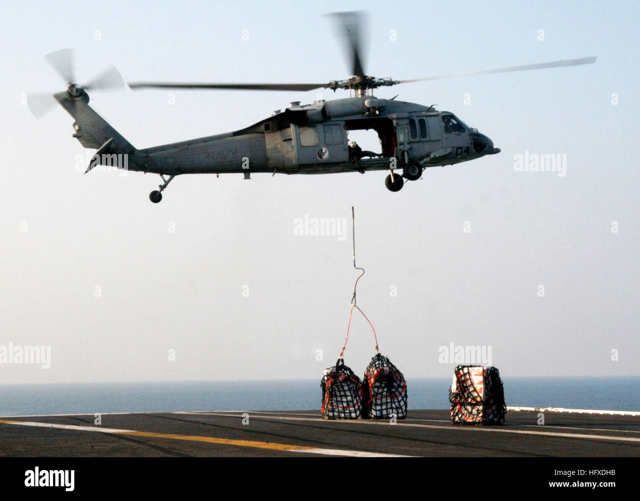 Assigned to helicopter sea combat squadron three hsc 3 hi-res stock ...