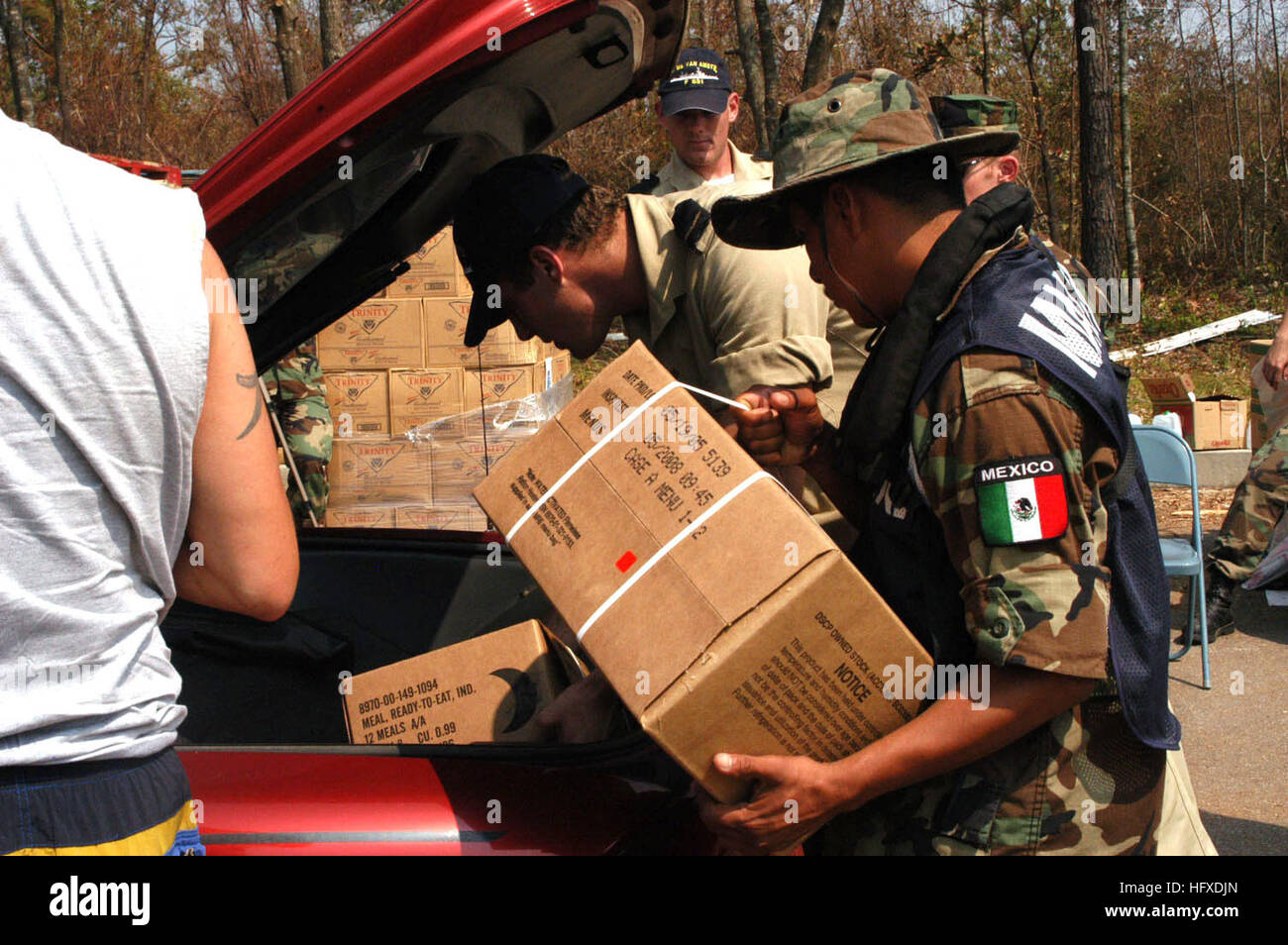 050912-N-0793-005 Gulfport, Miss. (Sept. 12, 2005) – U.S. Navy Seabees ...