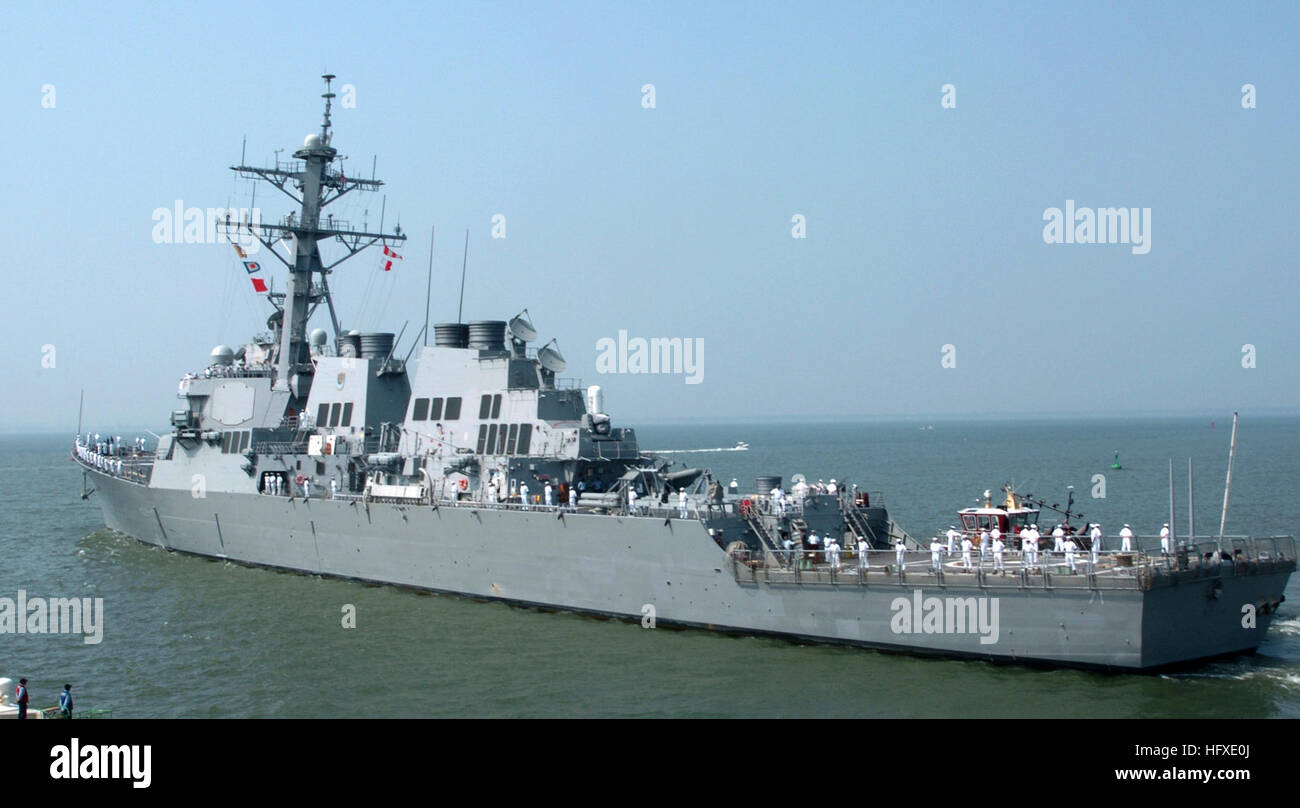 050920-N-3541A-003 Norfolk, Va. (Sept. 20, 2005) – The guided missile ...