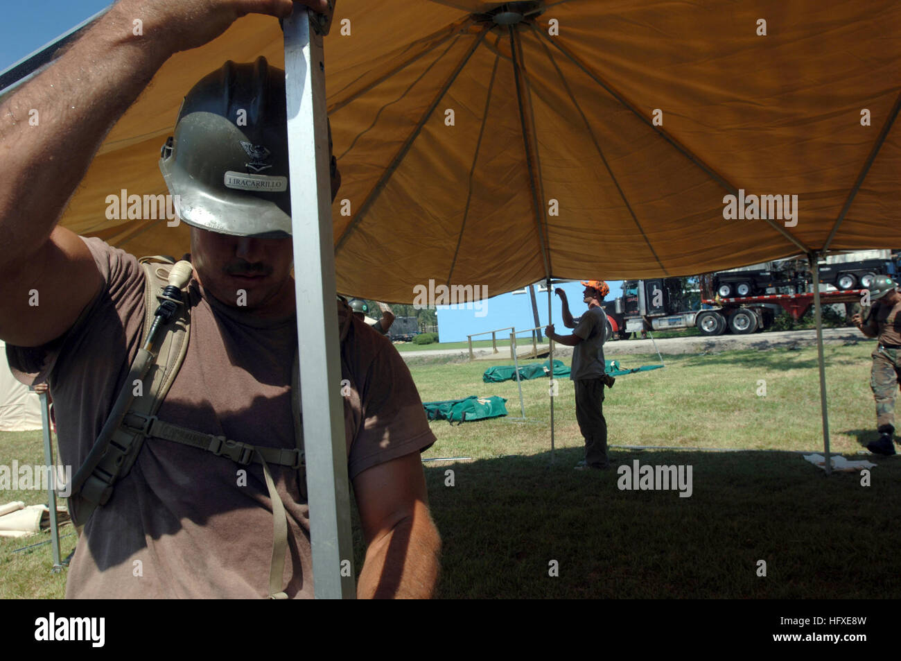 Fema tent hi-res stock photography and images - Alamy