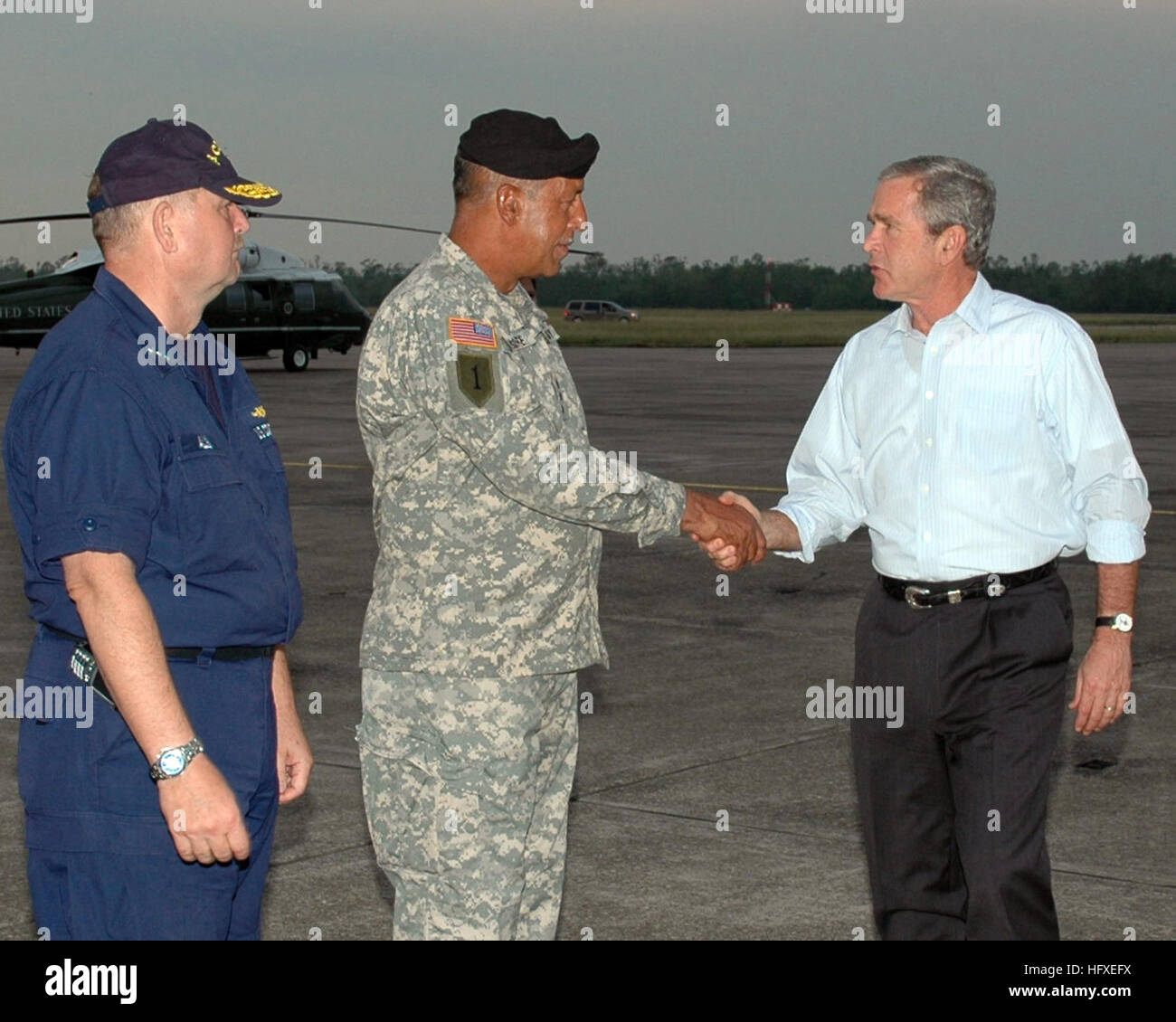 051010-N-9274T-012 New Orleans (Oct. 10, 2005)Ñ President George W ...