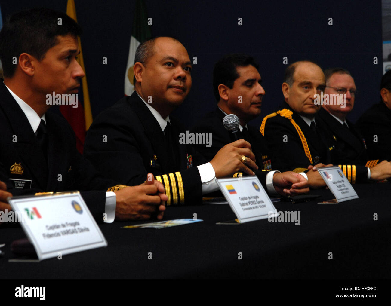 080621-N-1226D-137 CALLAO, Peru (June 21, 2008) Capt. Rogelio Laco ...