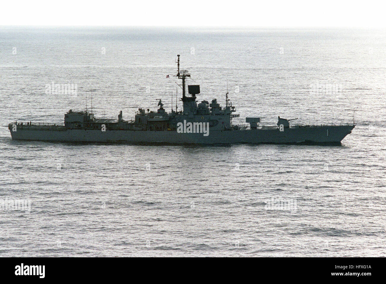 USS Brooke (FFG 1), the US Navy's first guided missile frigate of the ...