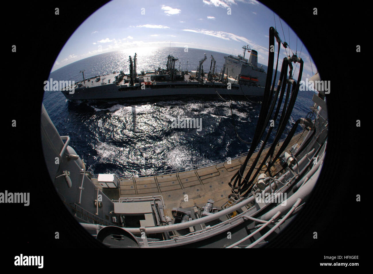 Military sealift command msc oiler usns pecos t ao 197 hi-res stock ...