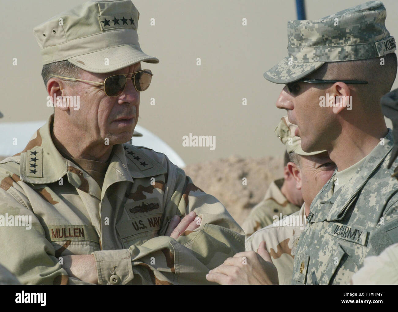 Kuwait, January 4, 2006-Adm. Michael G. Mullen, Chief of Naval ...