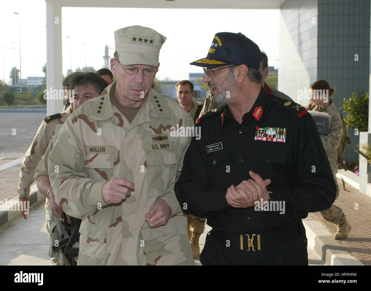 Kuwait, January 4, 2006-Adm. Mike Mullen, Chief of Naval Operations ...