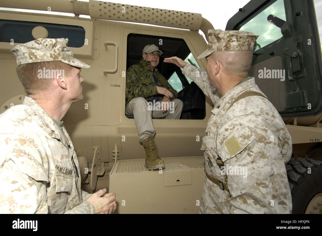 060128-N-2568S-027 Al Taqaddum, Iraq (Jan. 28, 2006) - Brig. Gen. John ...