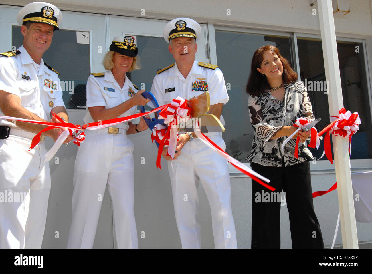 070727-N-4124C-029 SASEBO, Japan (July 27, 2007) - Rear Adm. James D ...
