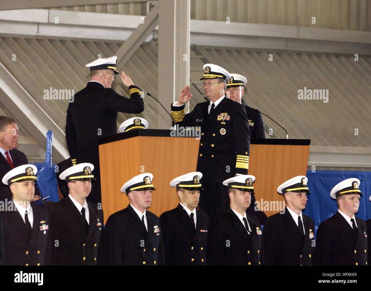 060207-N-1325N-004 Bangor, Wash. (Feb. 7, 2006) - Commanding Officer ...