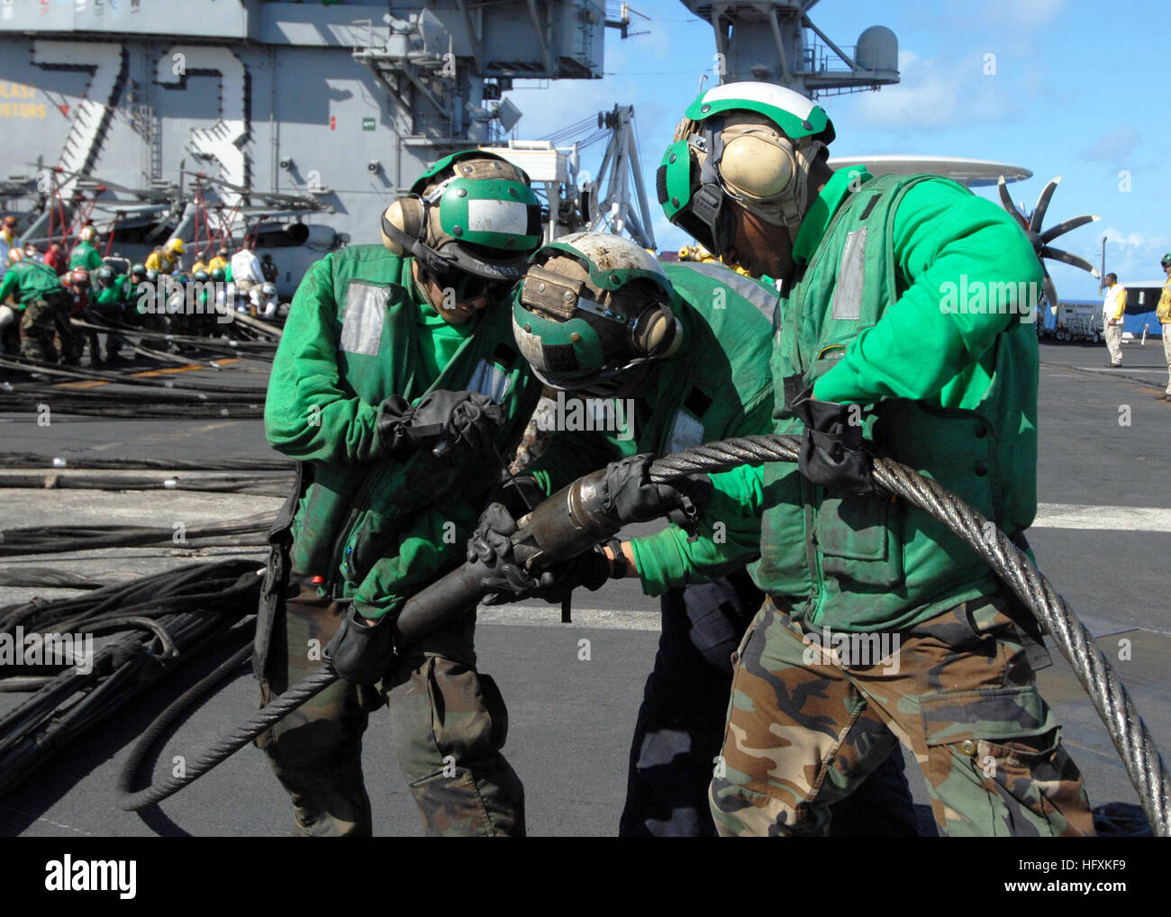 Sailors on uss george hi-res stock photography and images - Alamy