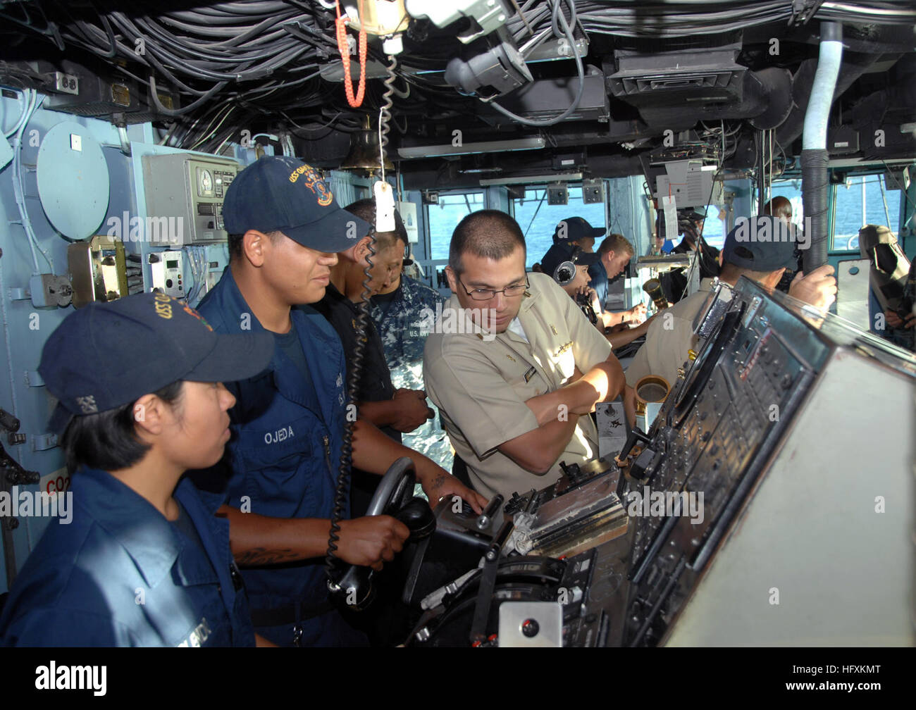 USS Oak Hill (LSD-51) conducts man overboard training with ...