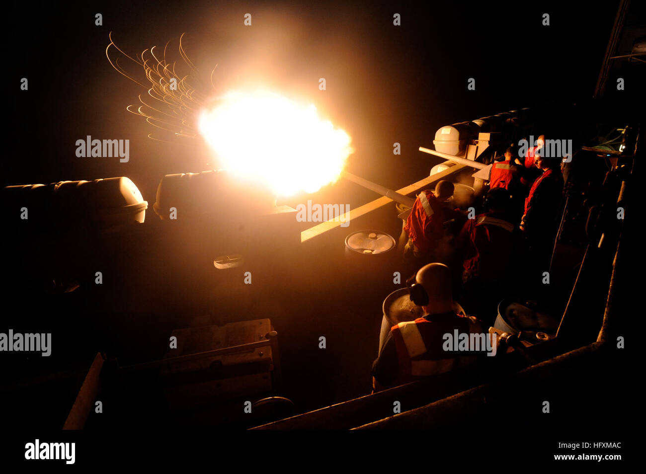 Sailors from the Weapons Department aboard USS Dwight D. Eisenhower ...
